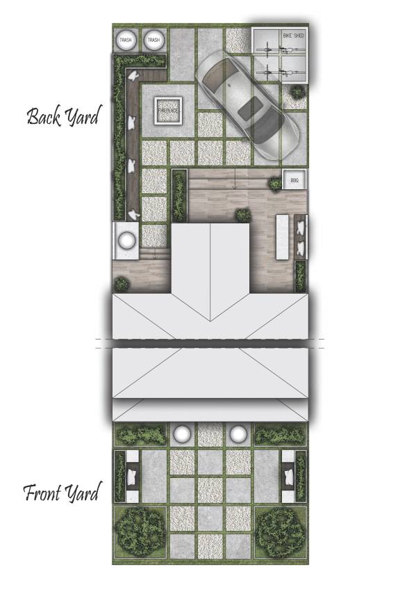 Design project for Front and backyard landscaping in Australia | Arcbazar