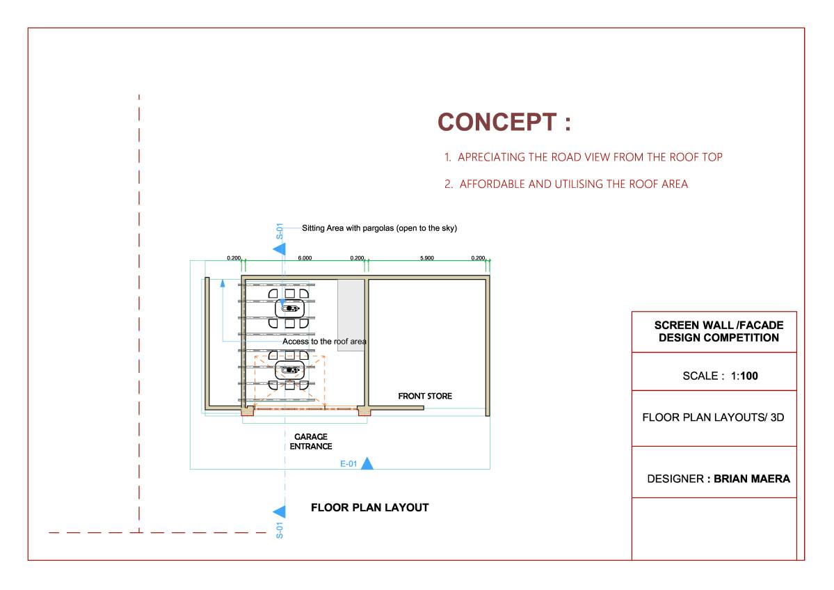 Design project for Screen Wall/Facade in South Africa | Arcbazar