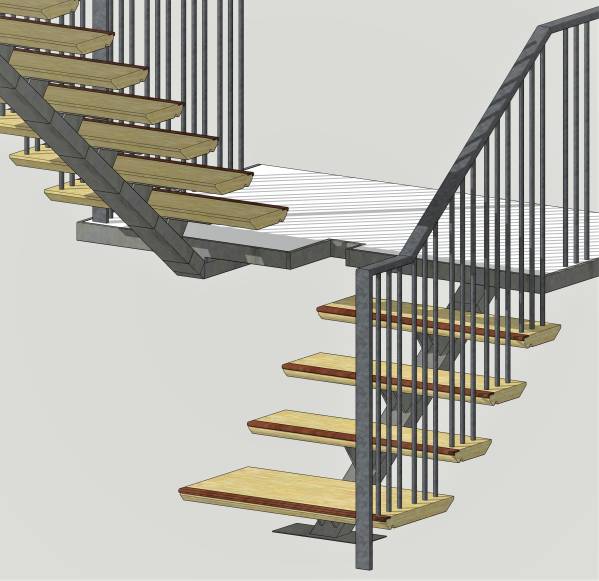 Design project for Floating Stairs in Croatia | Arcbazar