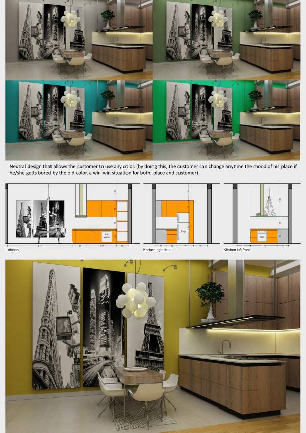 Design project for Small Integrated Living Space in United States ...