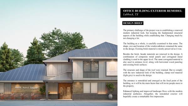 Design project for Office Building Exterior Remodel in United States ...