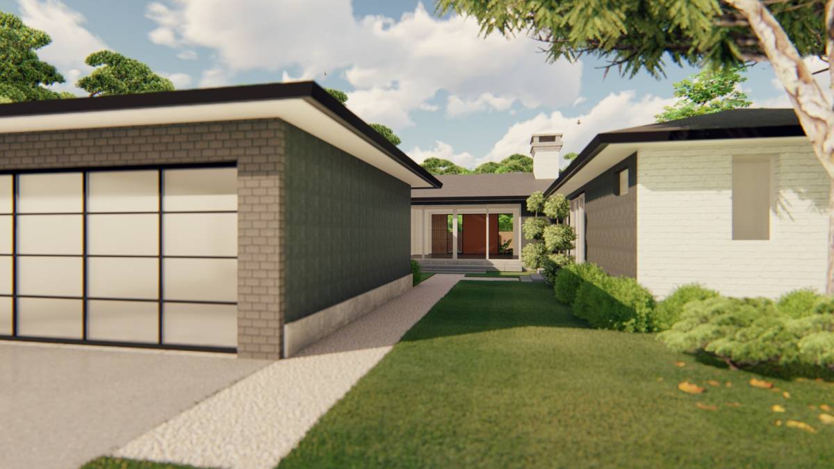 Design project for 60's Ranch Style Home Dreams of Becoming the ...