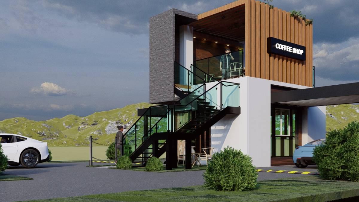 Hospitality - Coffee Shop Designed by wahyu aden nopika - Drive throw ...