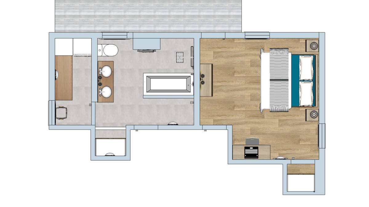 Design project for Relocate Master Bedroom including en-suite and ...