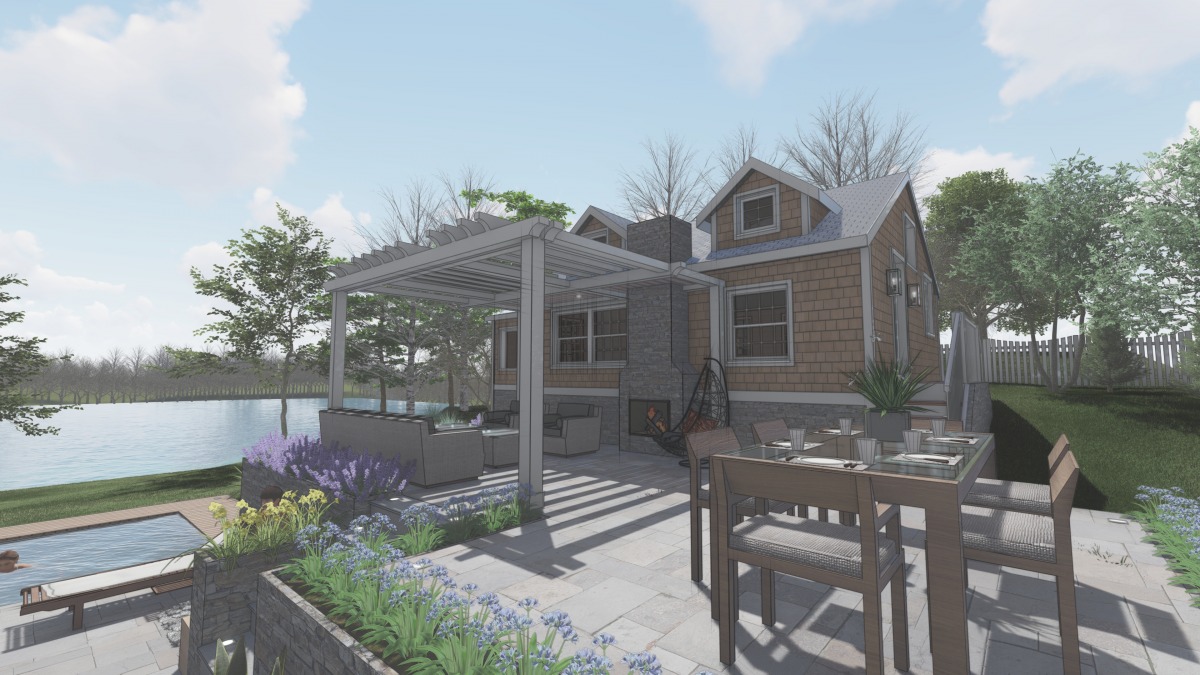 Design project for Lake house Cottage renovation. in United States ...