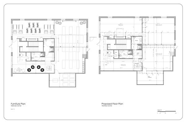 Design project for Wellness Center Floor Plan in United States | Arcbazar