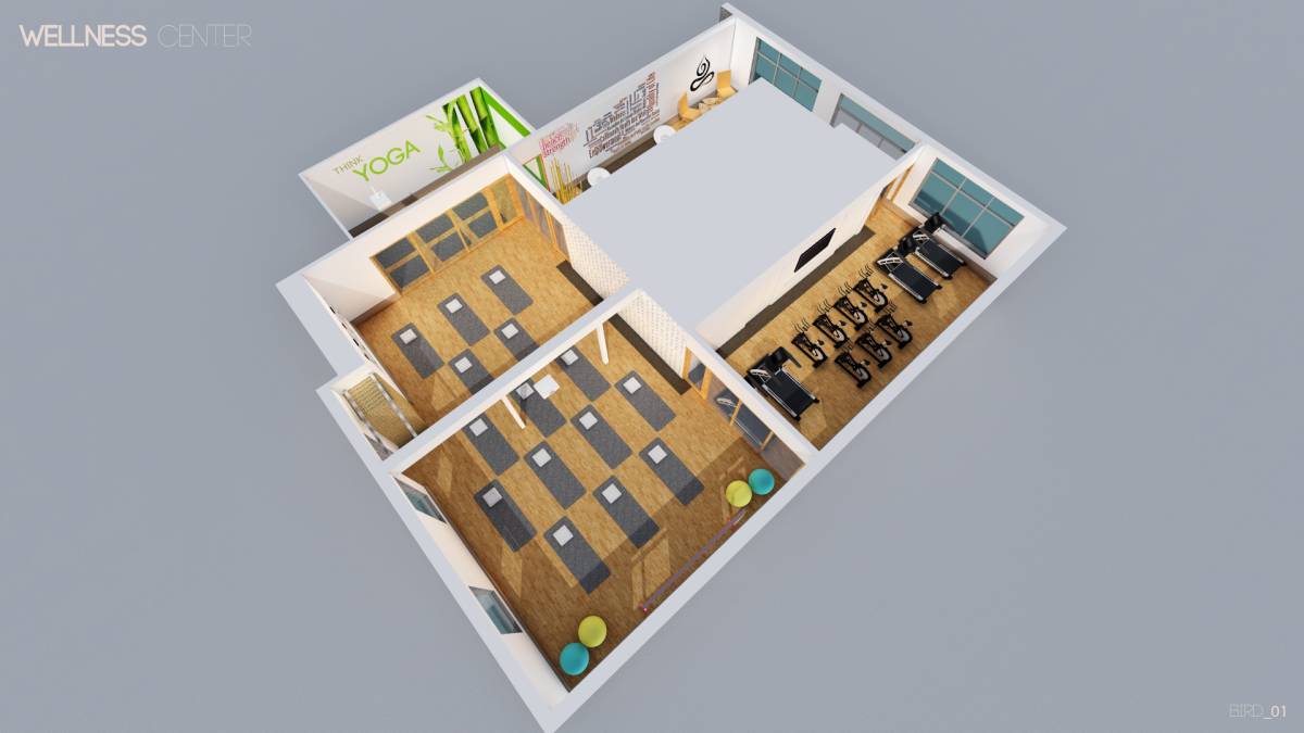 Design project for Wellness Center Floor Plan in United States | Arcbazar