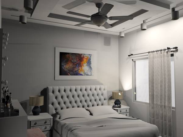 Design project for Furniture and decoration of the bedroom in Romania ...
