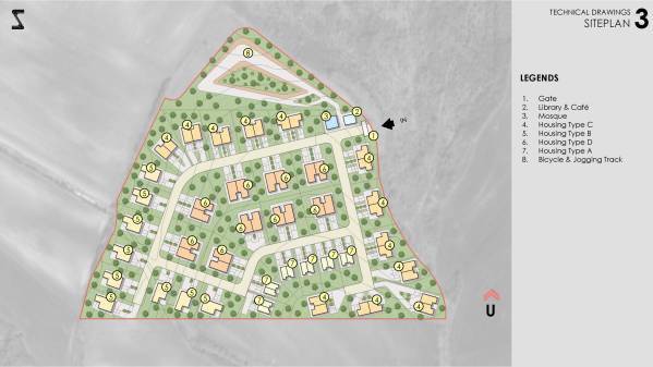 Design project for Simple Layout Design for a Gated Housing Community ...