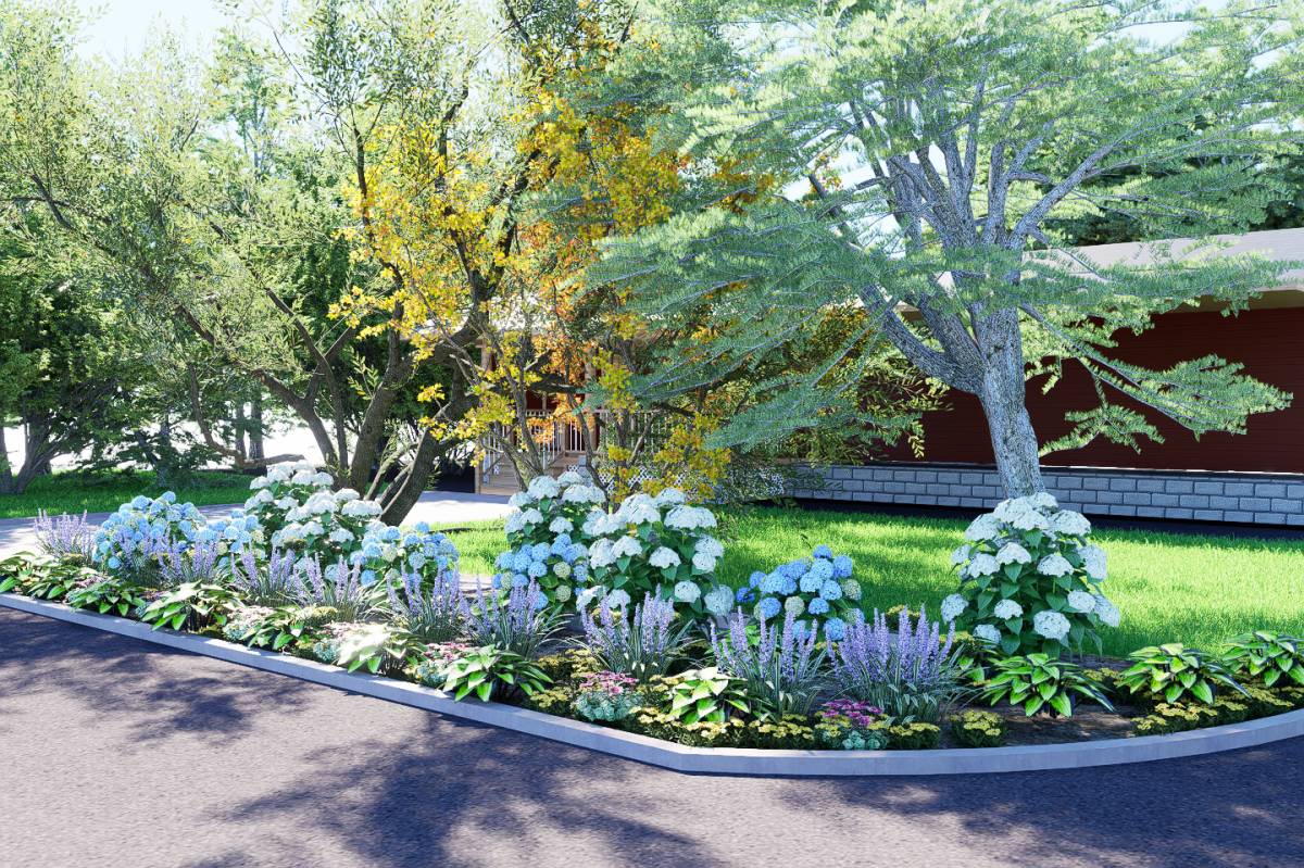 Design project for Front yard boulevard landscape in Canada | Arcbazar