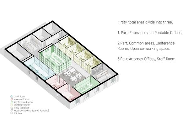 Design project for New Floorplan for Law Office in United States | Arcbazar