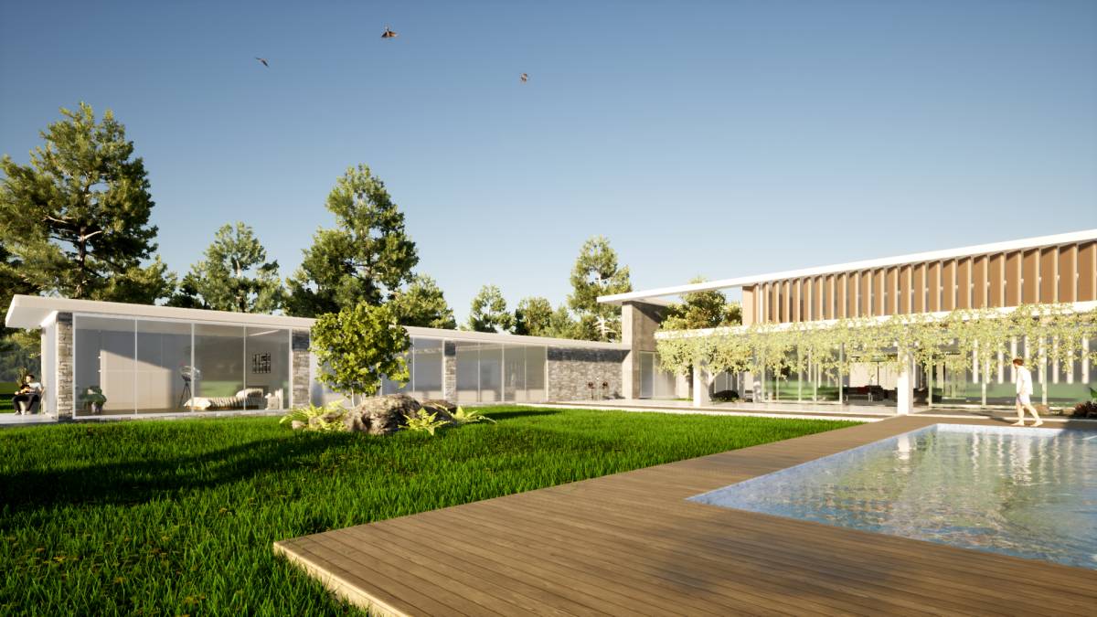 Design project for Modern LA Style Home in Australian Country in ...