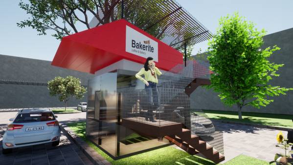 Design project for Drive throw coffee shop in Saudi Arabia | Arcbazar