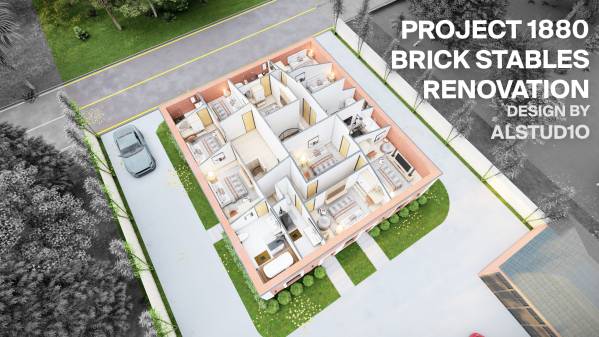 Design project for 1880 Brick stables renovation in Australia | Arcbazar