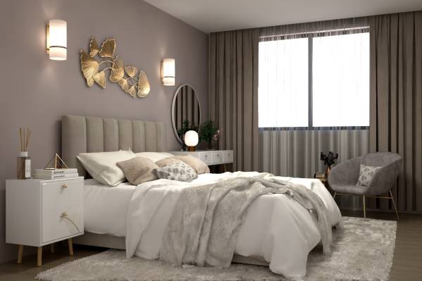 Design project for Furniture and decoration of the bedroom in Romania ...