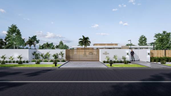 Design project for Landscaping Hardscape and Softscape and Fence front ...