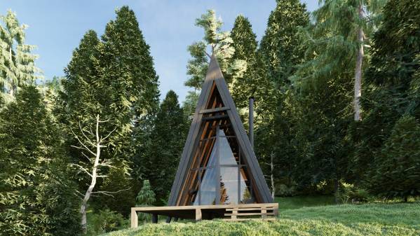 Design project for An A-frame Camp Cabin in United States | Arcbazar