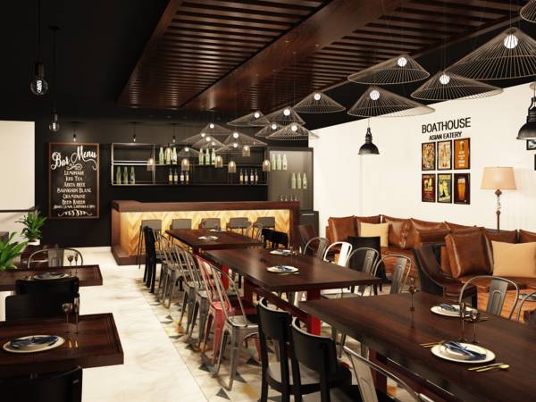 Design project for Restaurant Lounge interior design in United States ...