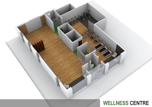 Design project for Wellness Center Floor Plan in United States | Arcbazar