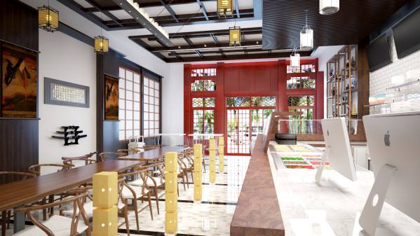 Design project for Fast Casual Restaurant Architectural, Interior ...