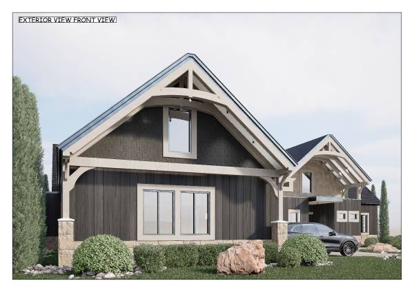 Design project for Timber Frame Home with Walk-Out Basement in United ...