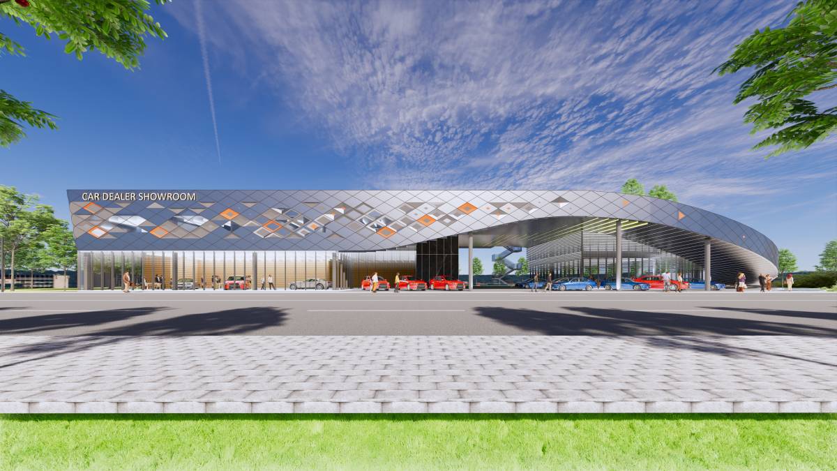 Design project for Exterior design of a car dealership in Japan | Arcbazar