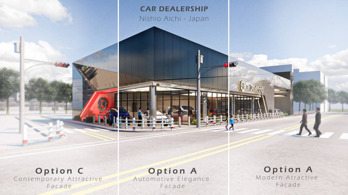 Design project for Ideas for car dealership appearance in Japan | Arcbazar