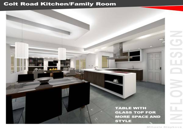 Design project for Colt Road Kitchen/Family Room in United States ...