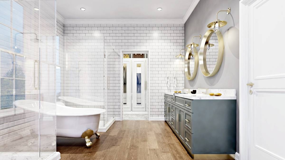 Design project for Master Bathroom and Walk in Closet redesign in ...