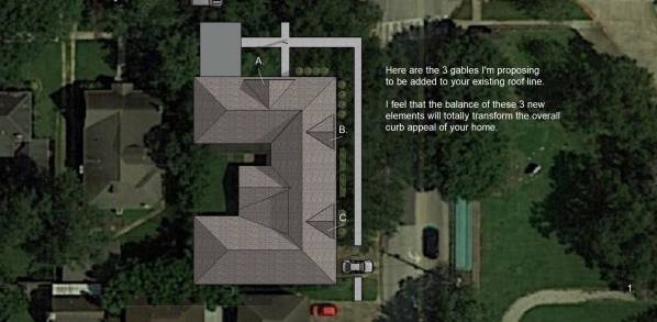 Fachada Diseñado porJeff Ribnik Architect - 1950s Rambler/Ranch Facade Remodel for Curb Appeal ...