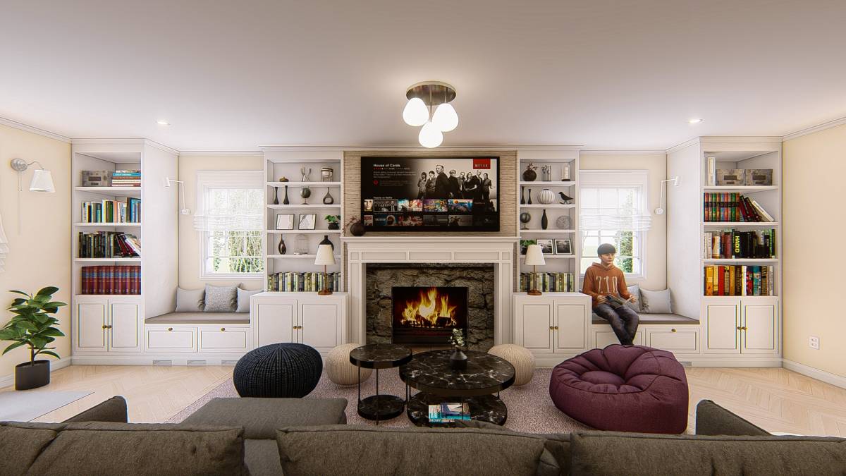 Design project for Living Room renovation in United States | Arcbazar