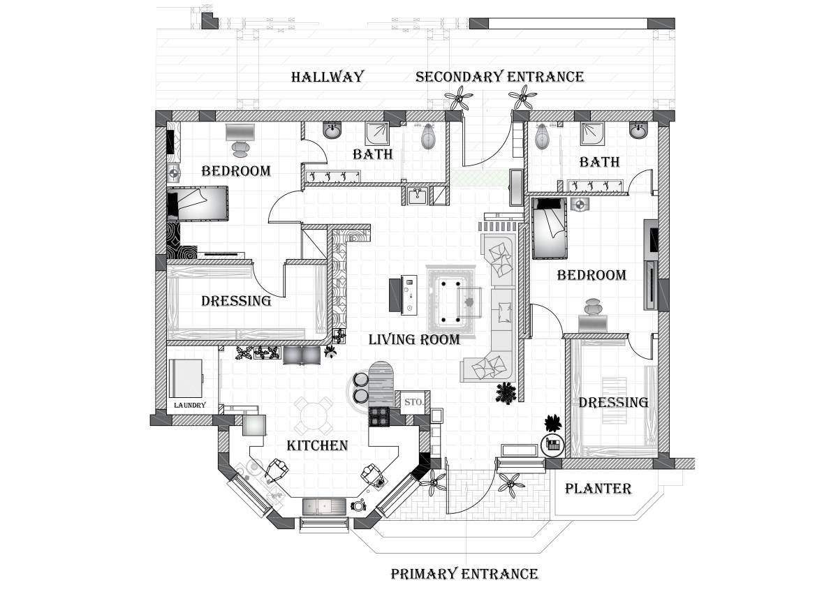 Design project for Redesign Apartment Layout in Bahamas | Arcbazar