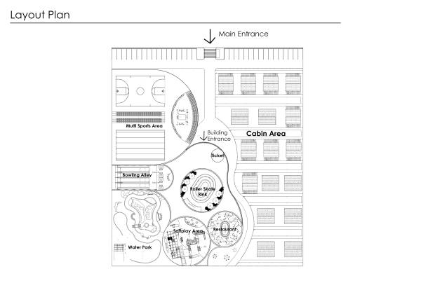 Design project for Family Entertainment Campus + Lodges/Cabins in ...
