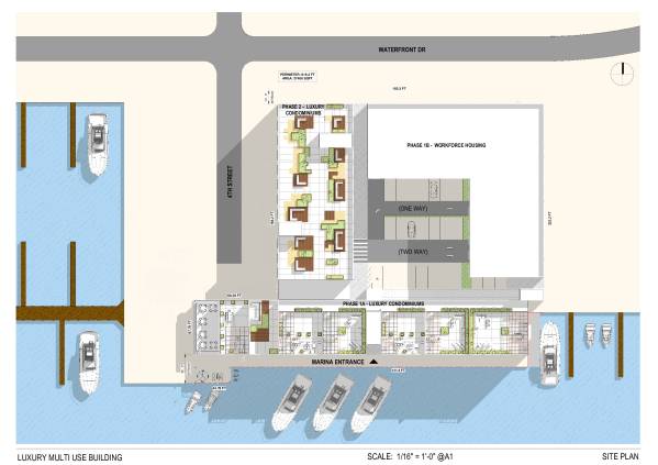 Design project for Luxury Multi-Use Buildings / Site Master Plan v2 in ...