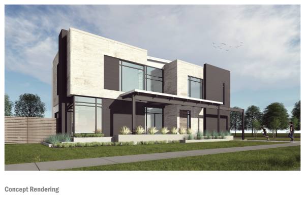 Design project for Modern Contemporary Corner Lot Design on a 50 ...