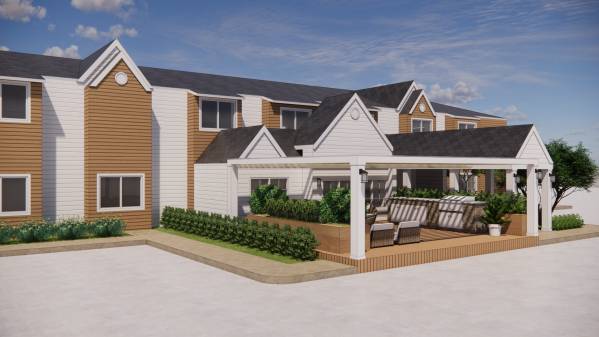 Design project for Hotel Front Facade in United States | Arcbazar