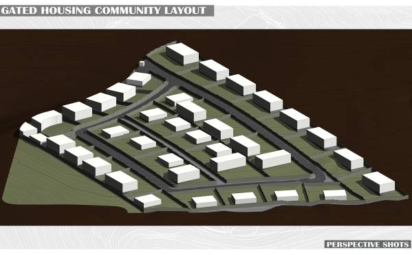 Design project for Simple Layout Design for a Gated Housing Community ...