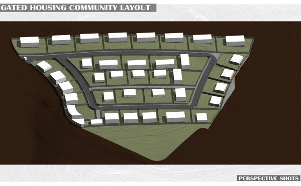 Design project for Simple Layout Design for a Gated Housing Community ...