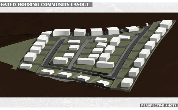 Design project for Simple Layout Design for a Gated Housing Community ...