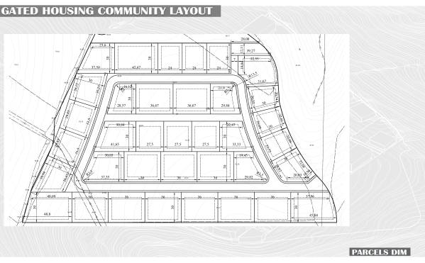 Design project for Simple Layout Design for a Gated Housing Community ...