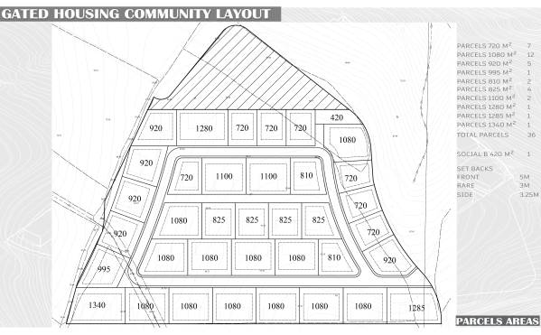 Design project for Simple Layout Design for a Gated Housing Community ...