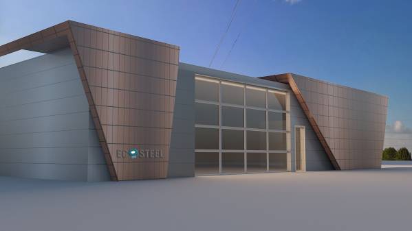 Design project for Modern Warehouse / Architectural Art Piece for car ...