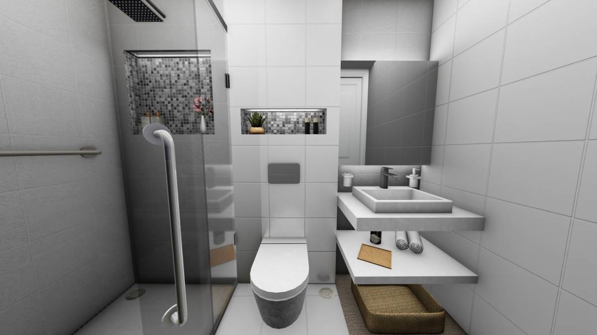 Design project for Clean, modern shower room in United States | Arcbazar