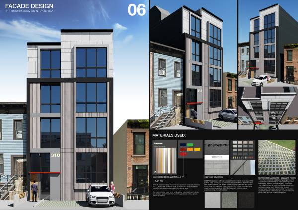 Design project for Façade Design For a Modern 4 Unit Building in United ...