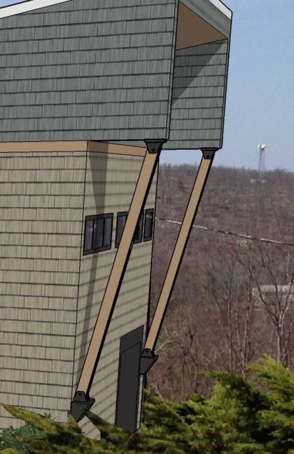 Design project for Modernist Mountain House Exterior + Landscape ...