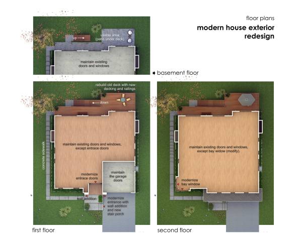 Design project for modern house exterior redesign in United States ...