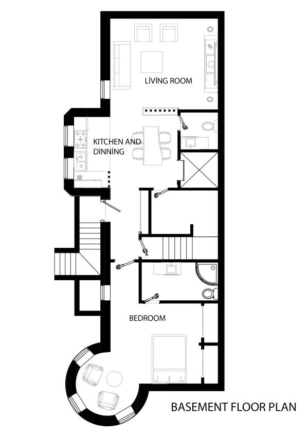 Design project for Redesign the floor plan for a luxury row home in ...