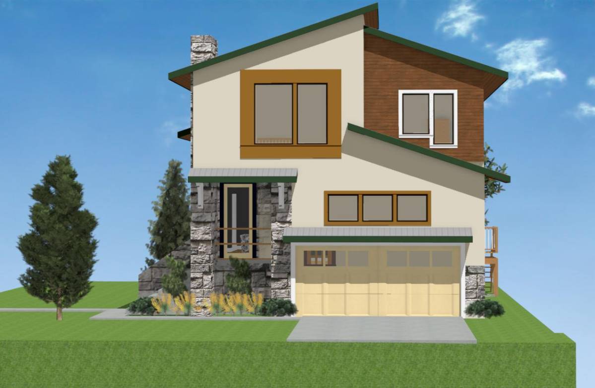 Design project for Modern Contemporary Corner Lot Design on a 50 ...