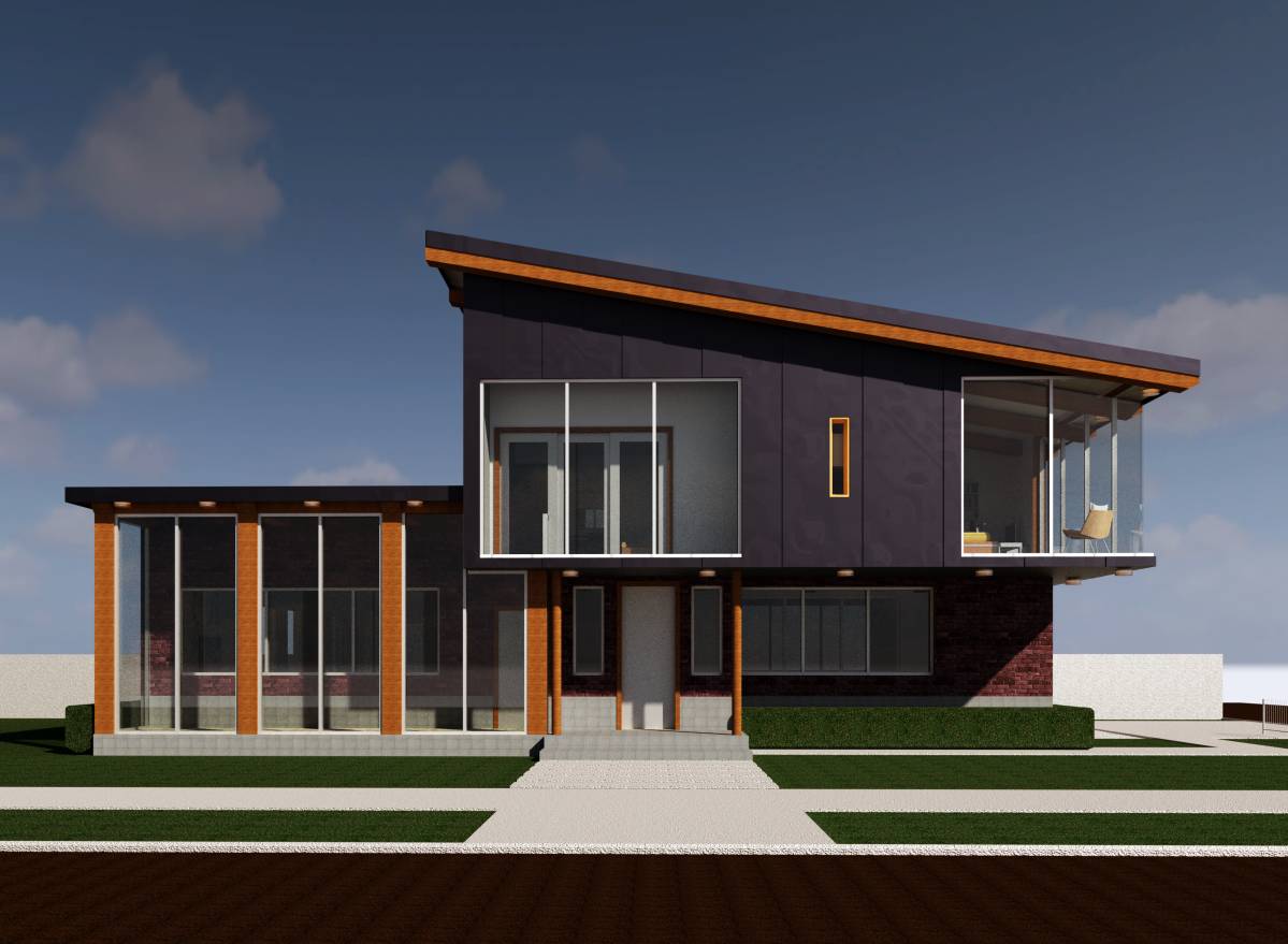 Design project for Modern Contemporary Corner Lot Design on a 50 ...