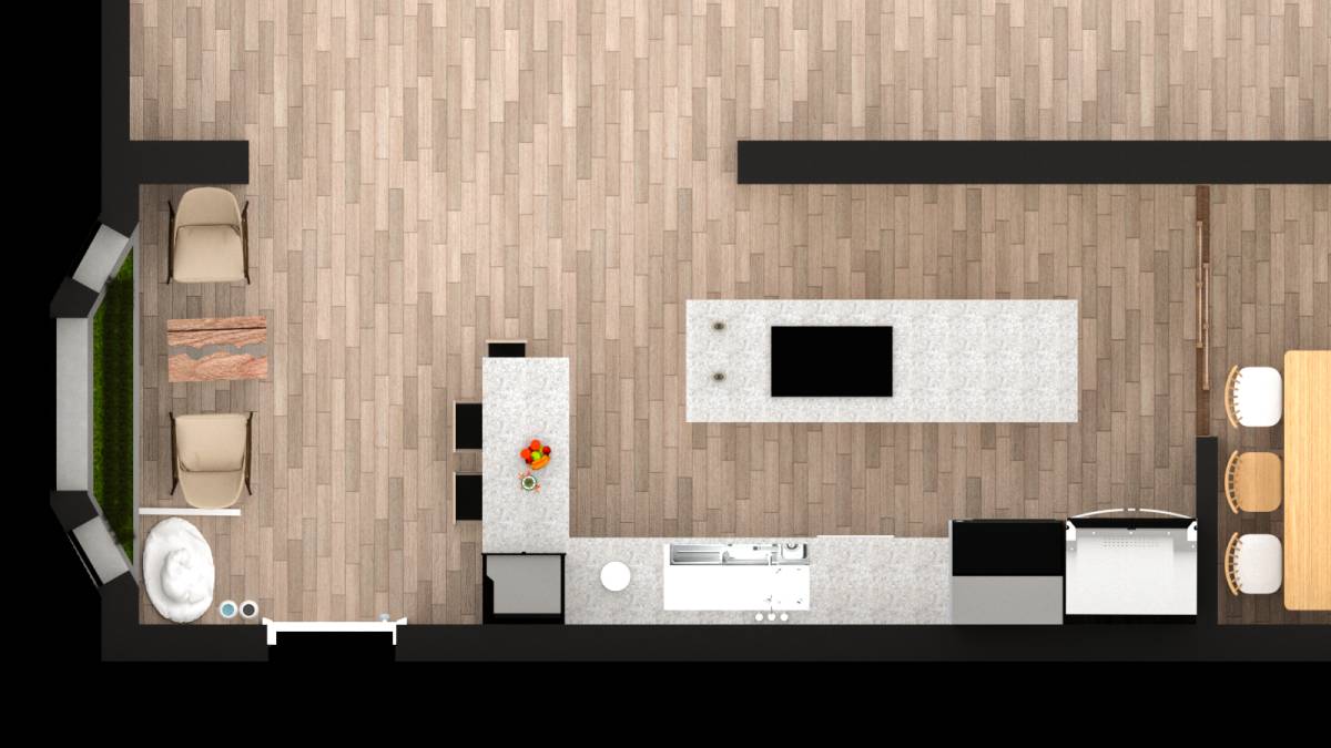 Design project for Rice Kitchen Remodel in United States | Arcbazar